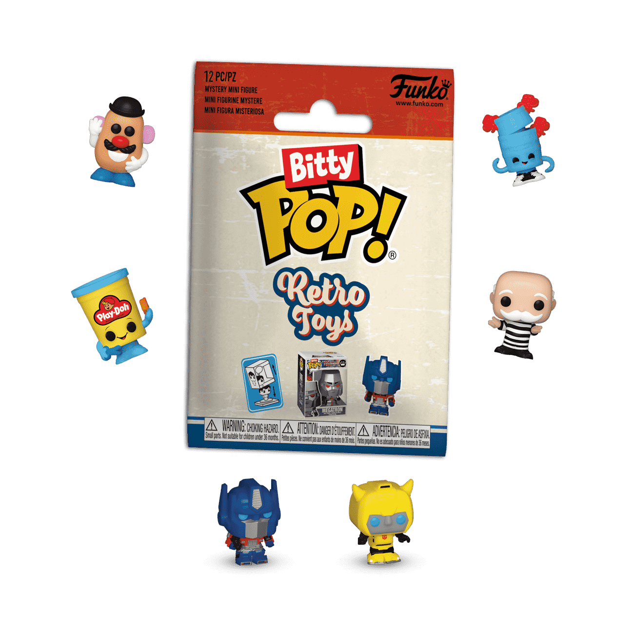 Bitty Pop! Retro Toys 12-Pack