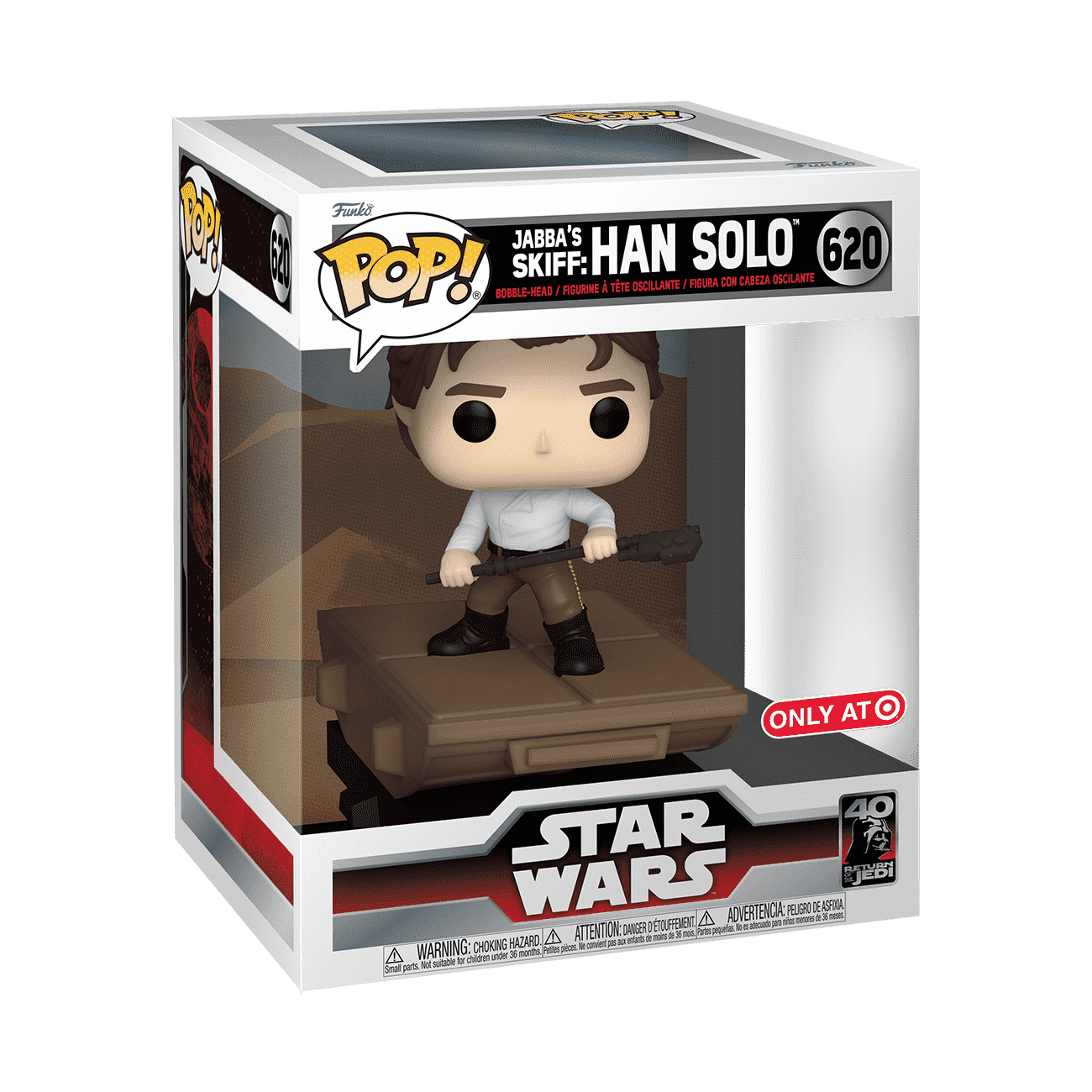 Buy Pop! Deluxe Jabba's Skiff: Han Solo at Funko.