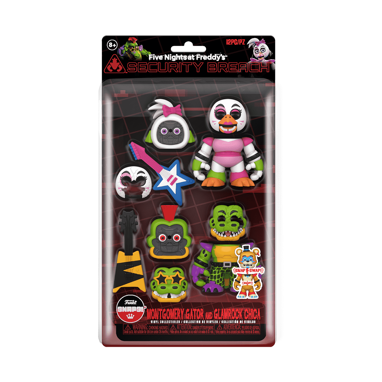 Buy SNAPS! Montgomery Gator and Glamrock Chica 2-Pack at Funko.