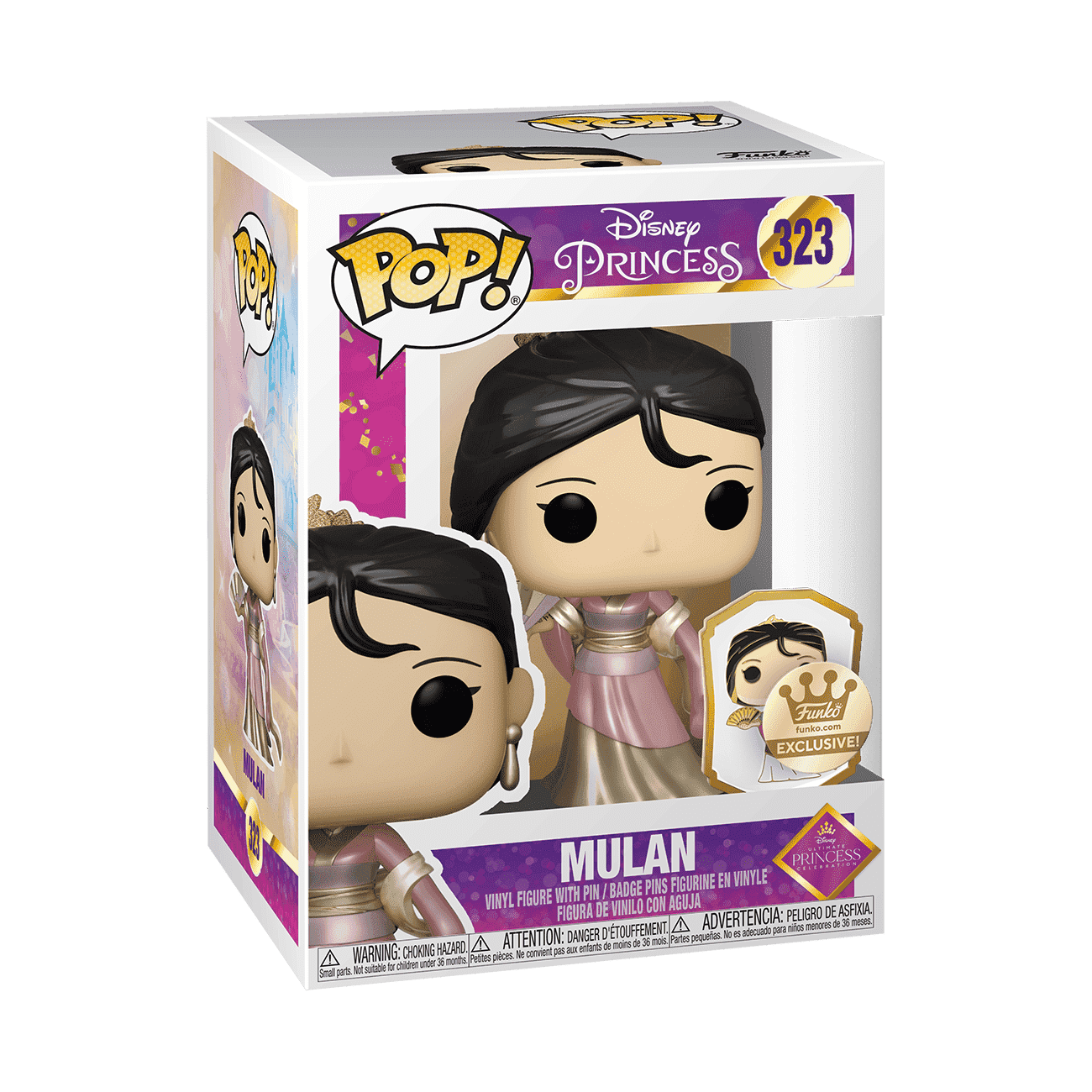 Buy Pop! Mulan (Gold) with Pin at Funko.