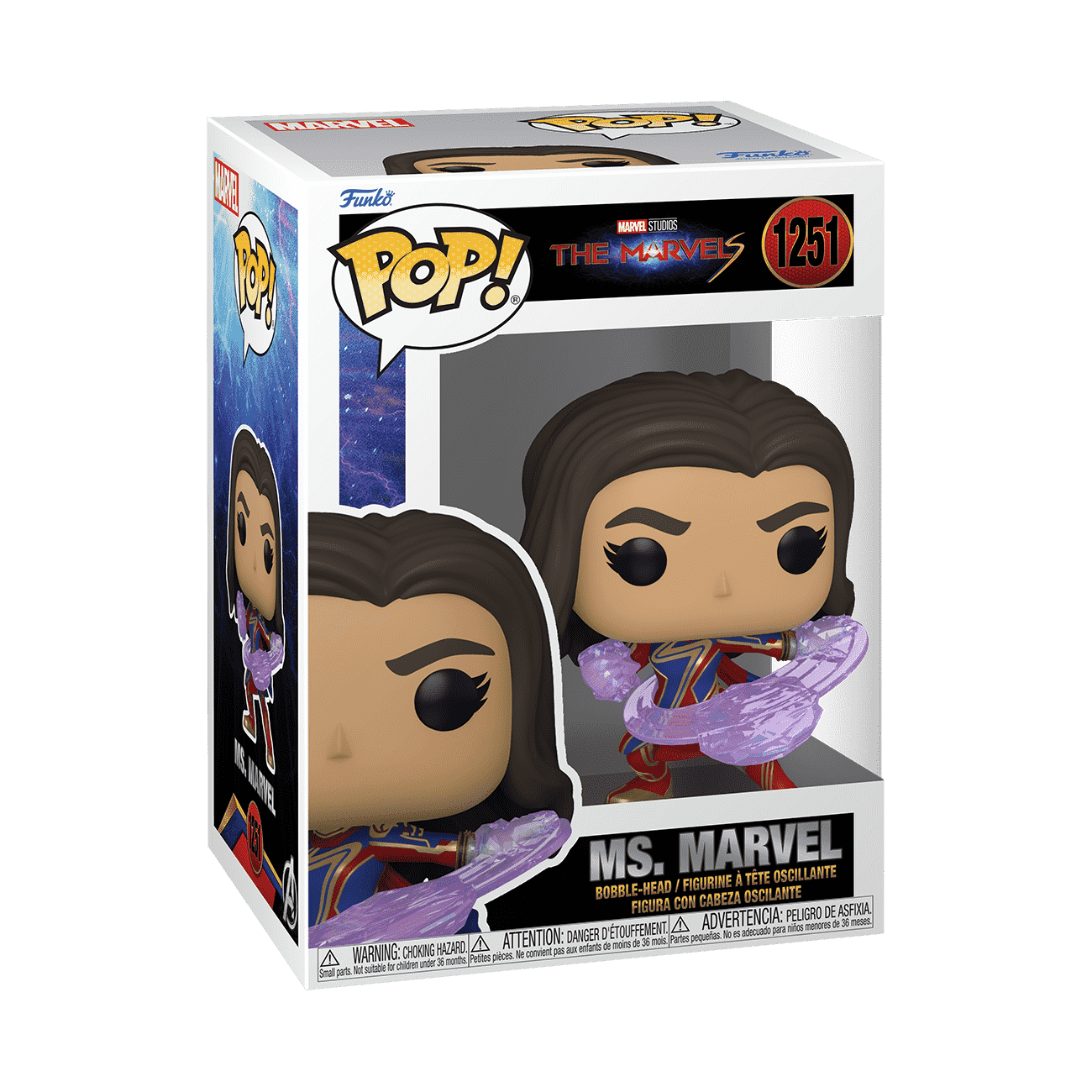 Buy Pop! Ms. Marvel in Fighting Stance at Funko.