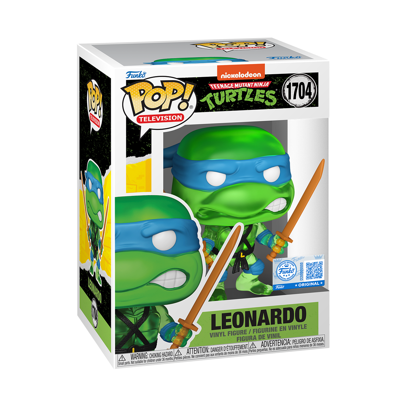 Pop! Leonardo (Translucent Green) | Funko