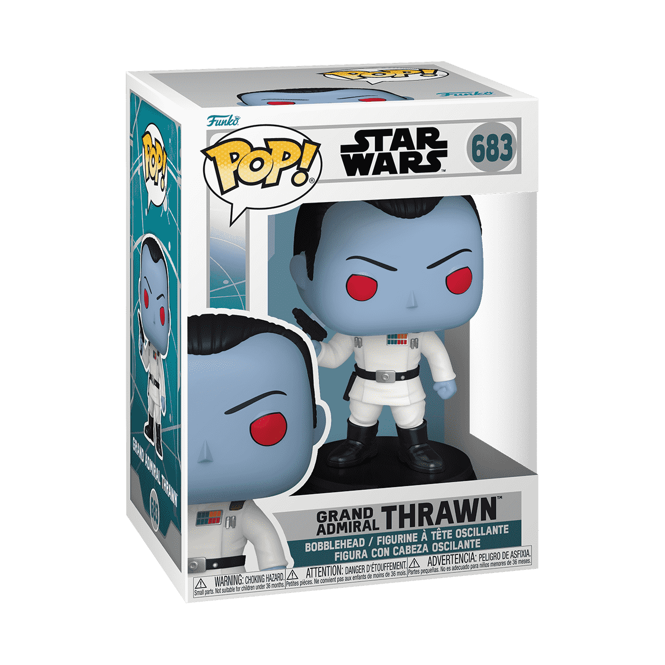 Buy Pop! Grand Admiral Thrawn with RK-3 Blaster at Funko.