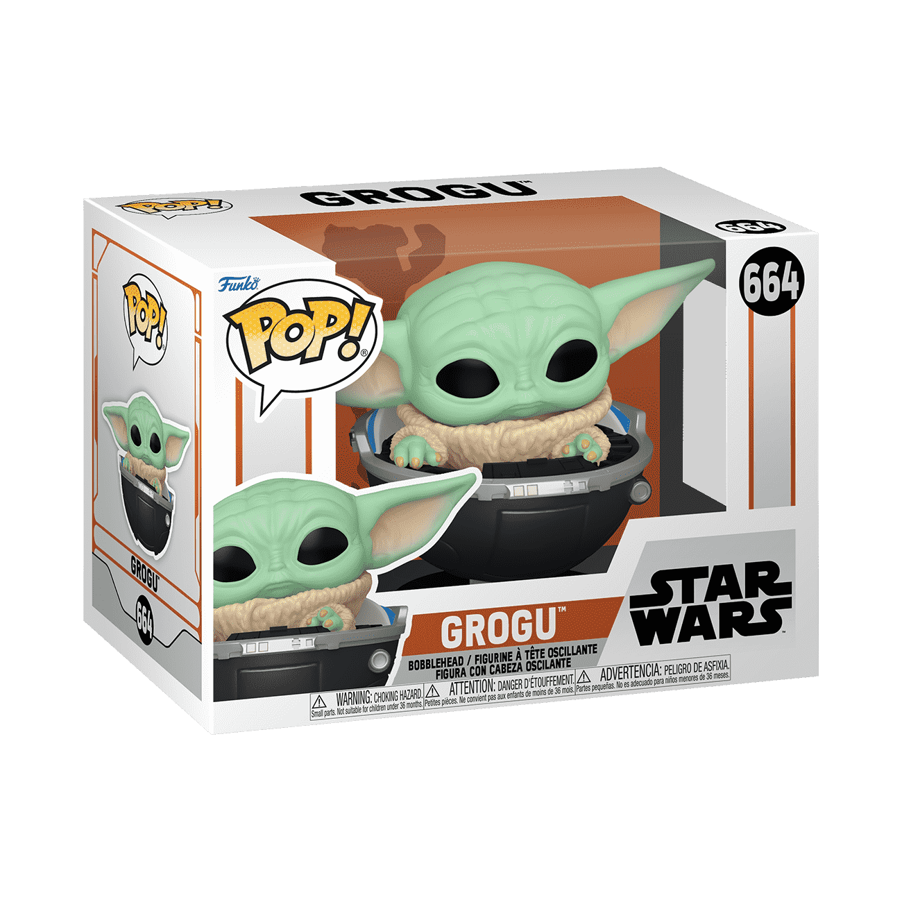 Buy Pop! Grogu in Hovering Pram at Funko.