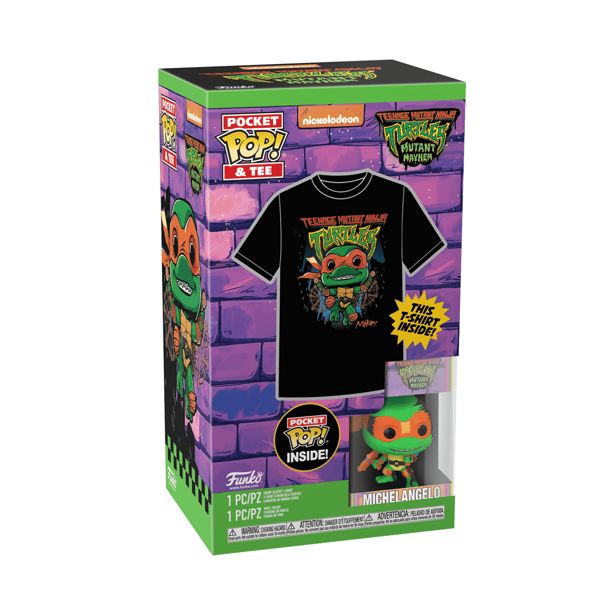 Buy Pocket Pop! & Kids Tee Michelangelo (Mutant Mayhem) at Funko.