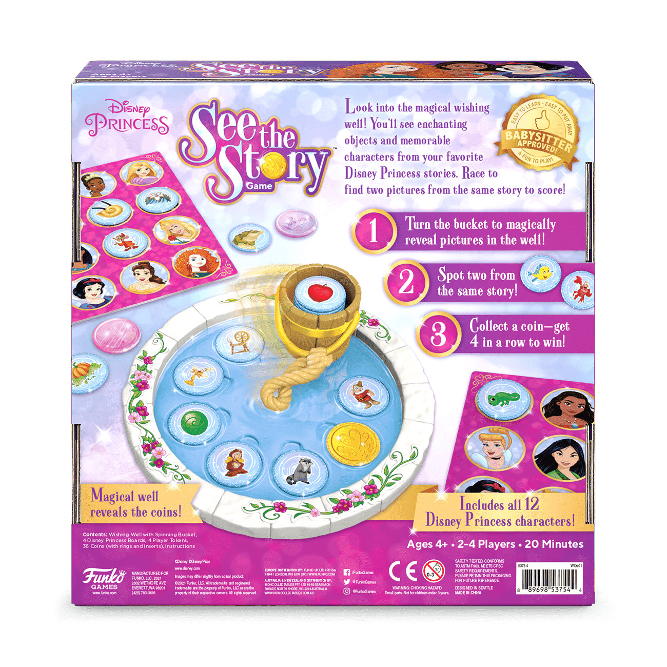 Disney Princess See the Story Board Game
