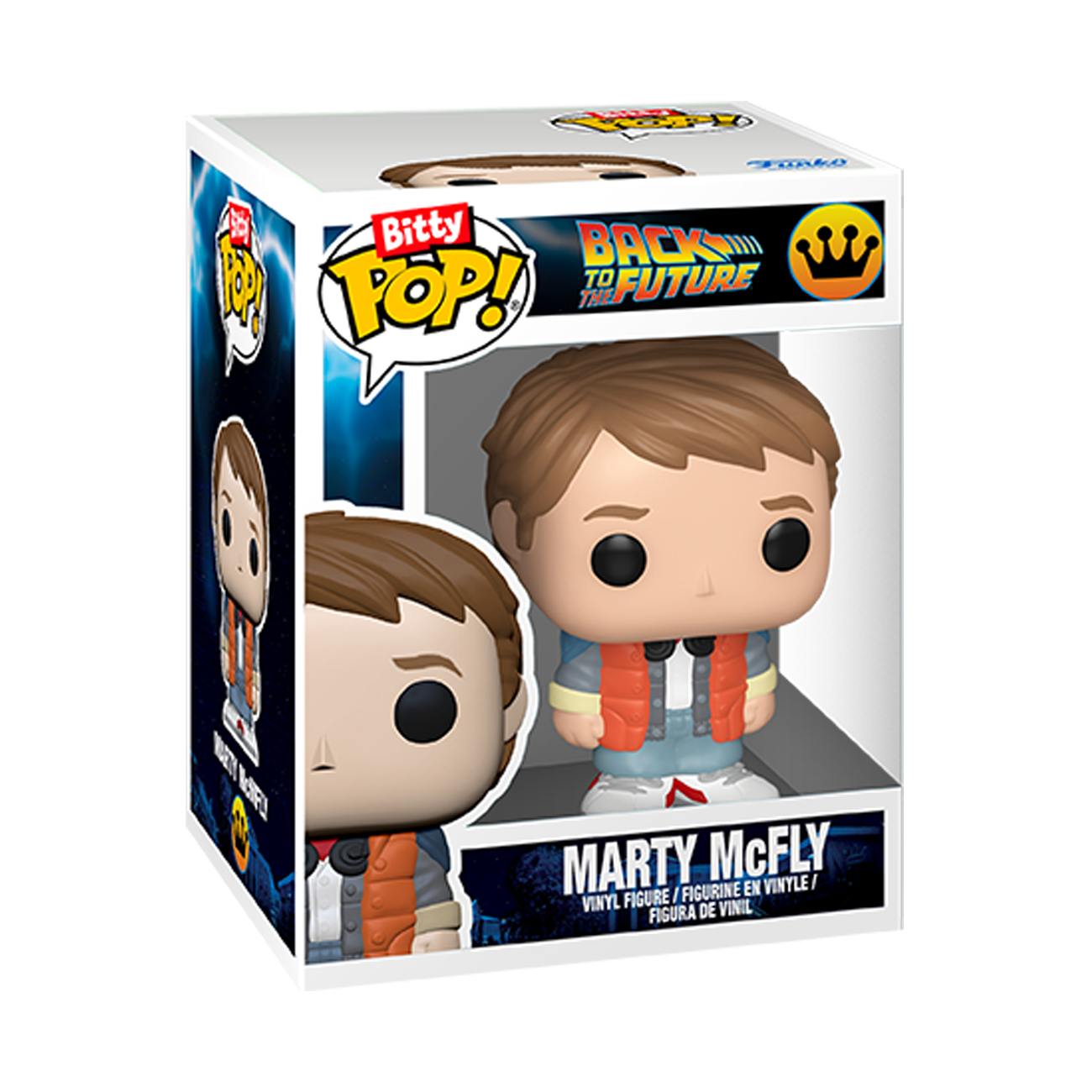 Bitty Pop! Rides Marty McFly and Time Machine
