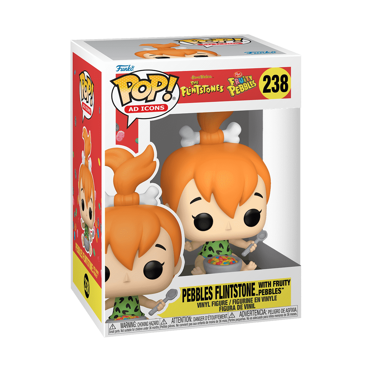 Buy Pop Pebbles Flintstone With Fruity Pebbles At Funko