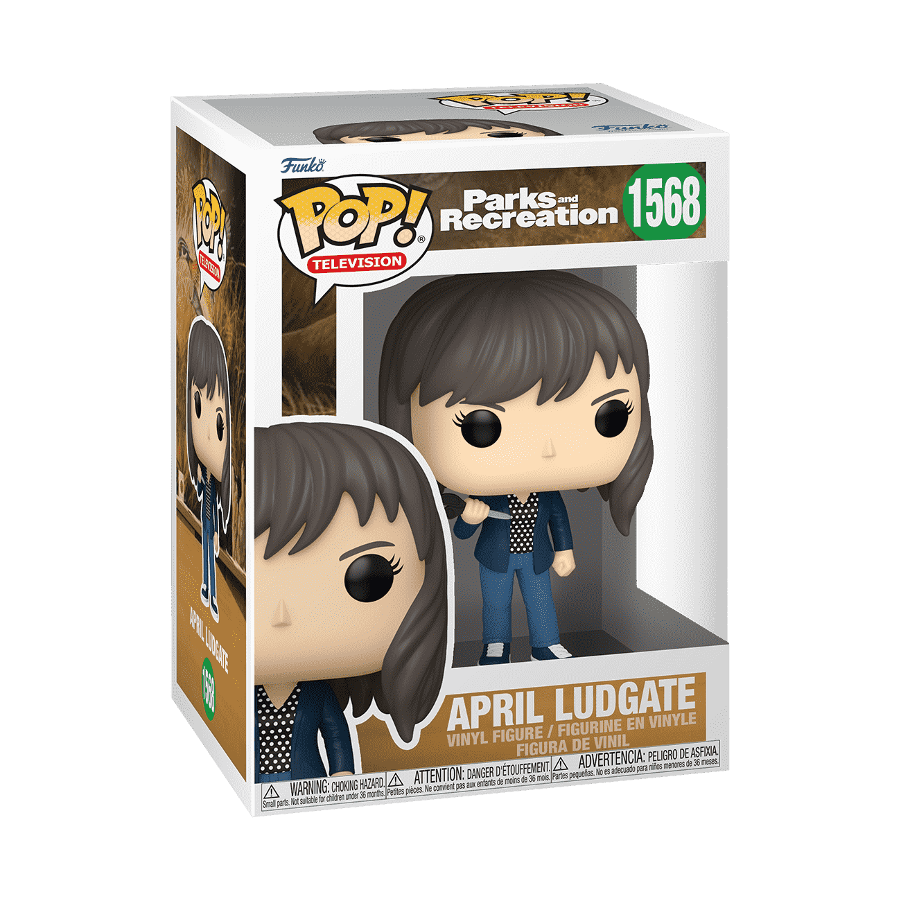 Buy Pop! April Ludgate with Scissors at Funko.