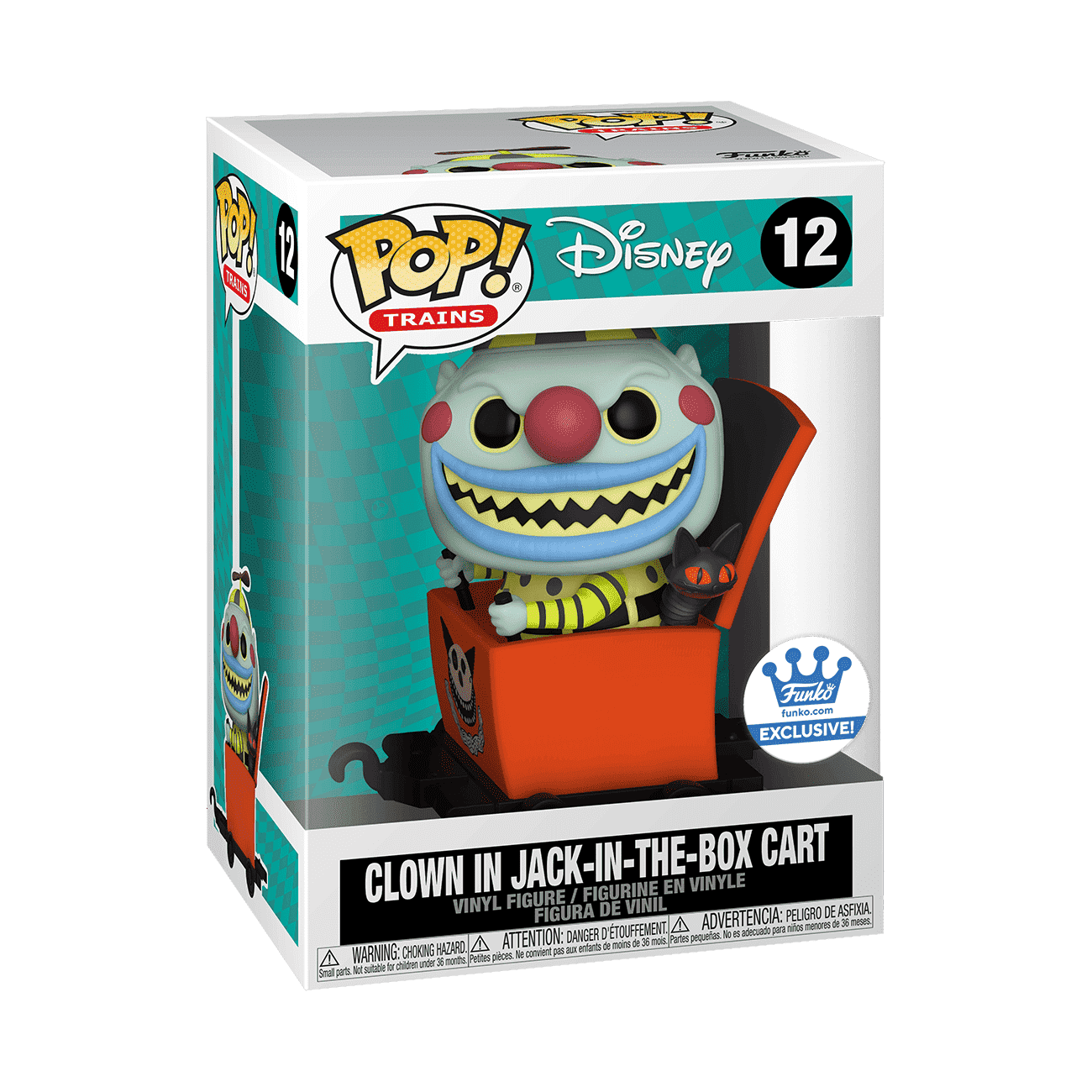 Buy Pop! Trains Clown in Jack-in-the-Box Cart at Funko.