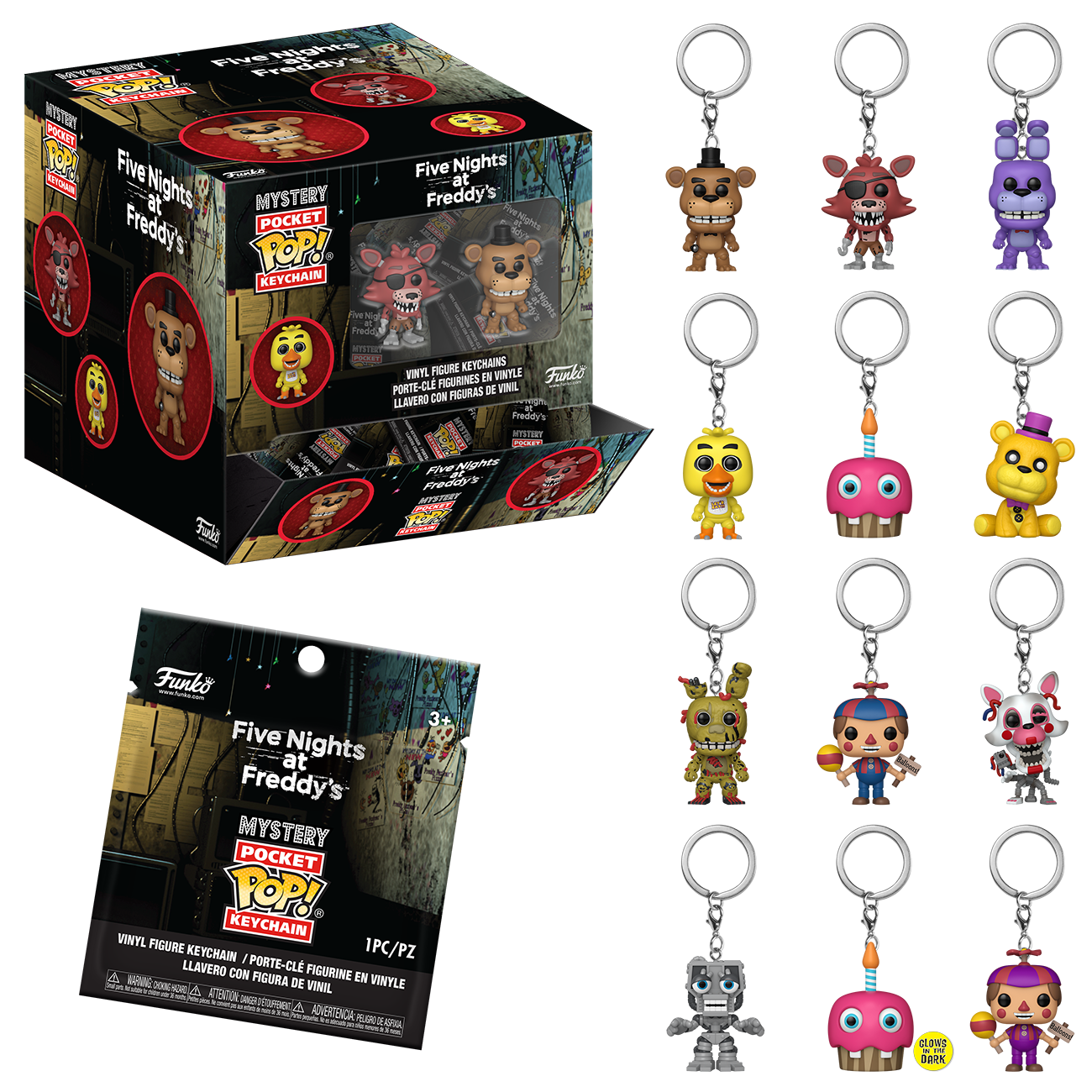 Mystery Pop! Keychain Five Nights at Freddy's | Funko